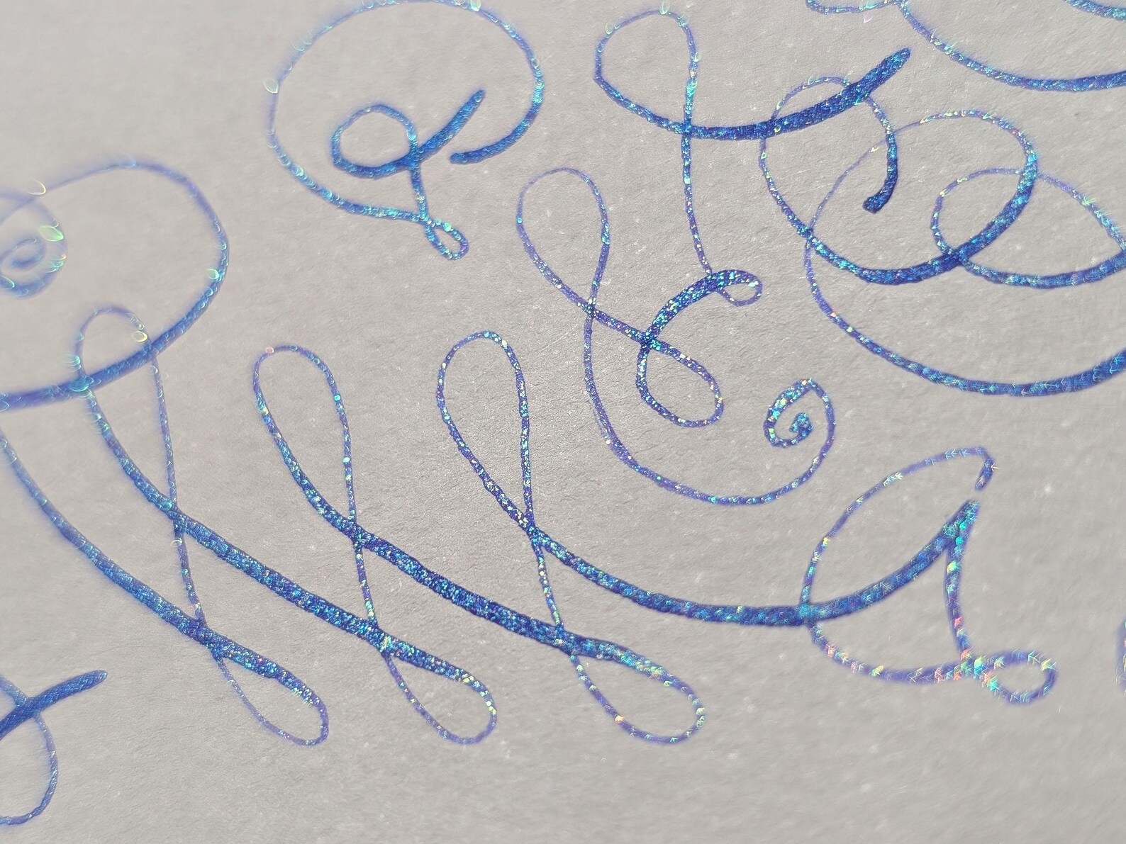 Iridescent Purple Acrylic Ink: "vapor Wavelength" Shimmer Paint ...