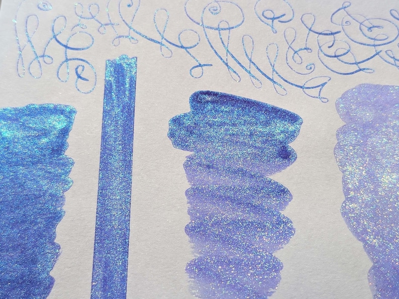 Iridescent Purple Acrylic Ink: "vapor Wavelength" Shimmer Paint ...