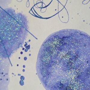 Iridescent Purple Acrylic Ink: "vapor Wavelength" Shimmer Paint ...