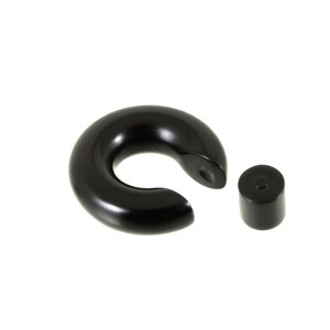 Custom Made | Delrin Bar Closure Ring | Large Gauge Septum Ring ...