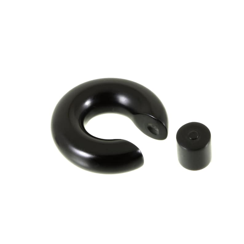 Custom Made | Delrin Bar Closure Ring | Large Gauge Septum Ring ...