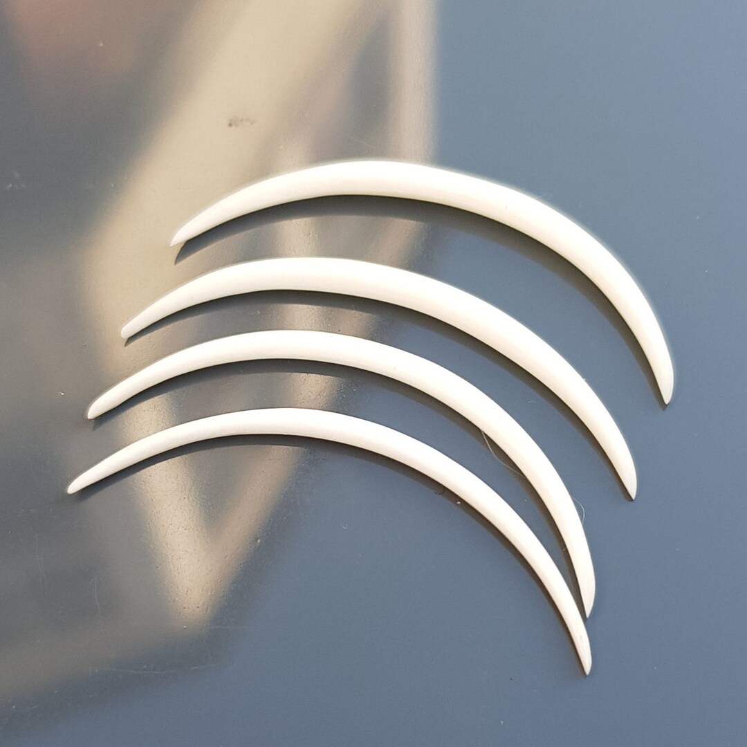 Small Bone Curved Septum Tusk | Handmade Septum Jewellery - Etsy