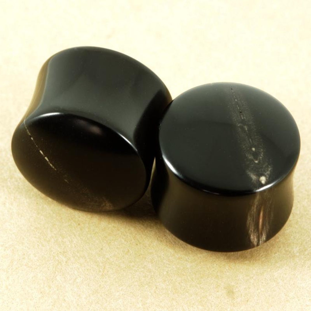 Made to Order Buffalo Horn Plugs | Horn Plugs | Custom Made Gauges - Etsy