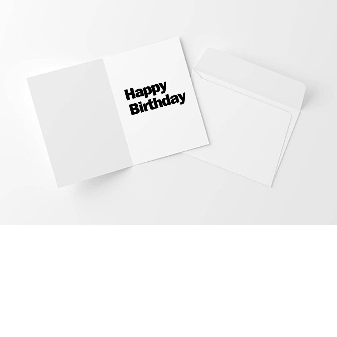 Printable Birthday Card & Envelope Set - 4.5 X 6.25 Inches | Instant ...