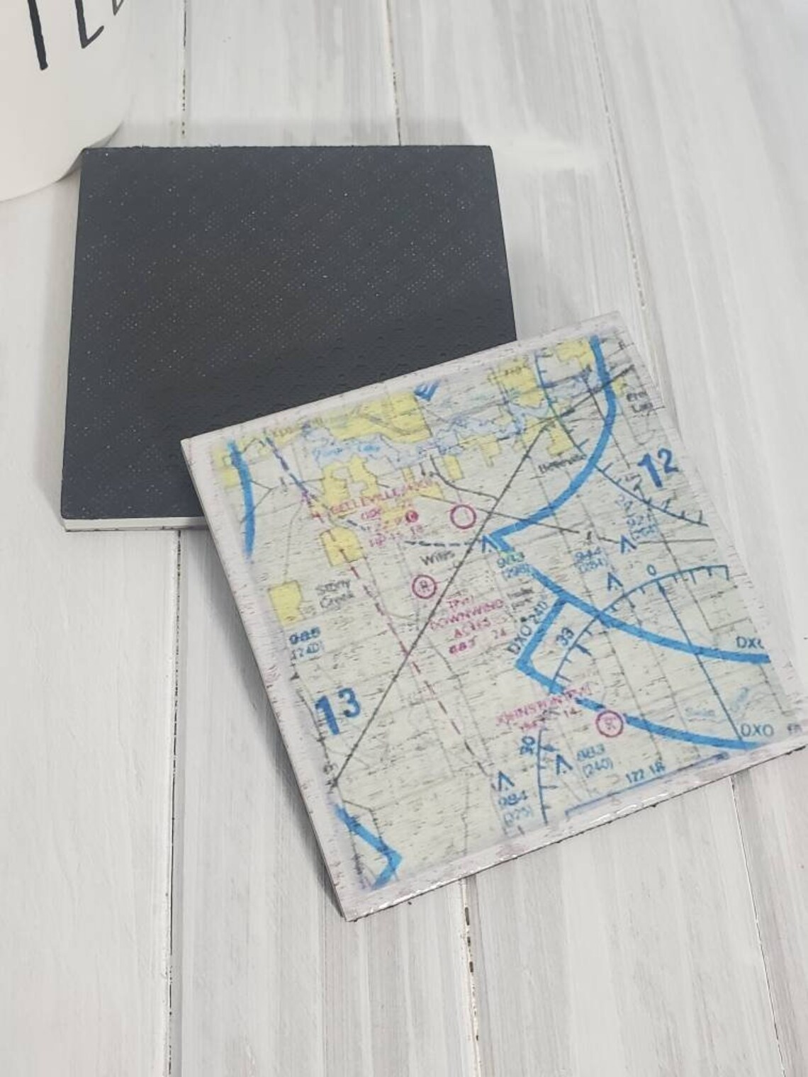 DTW Detroit Aviation Chart Coasters Set of 4 VFR Charts - Etsy