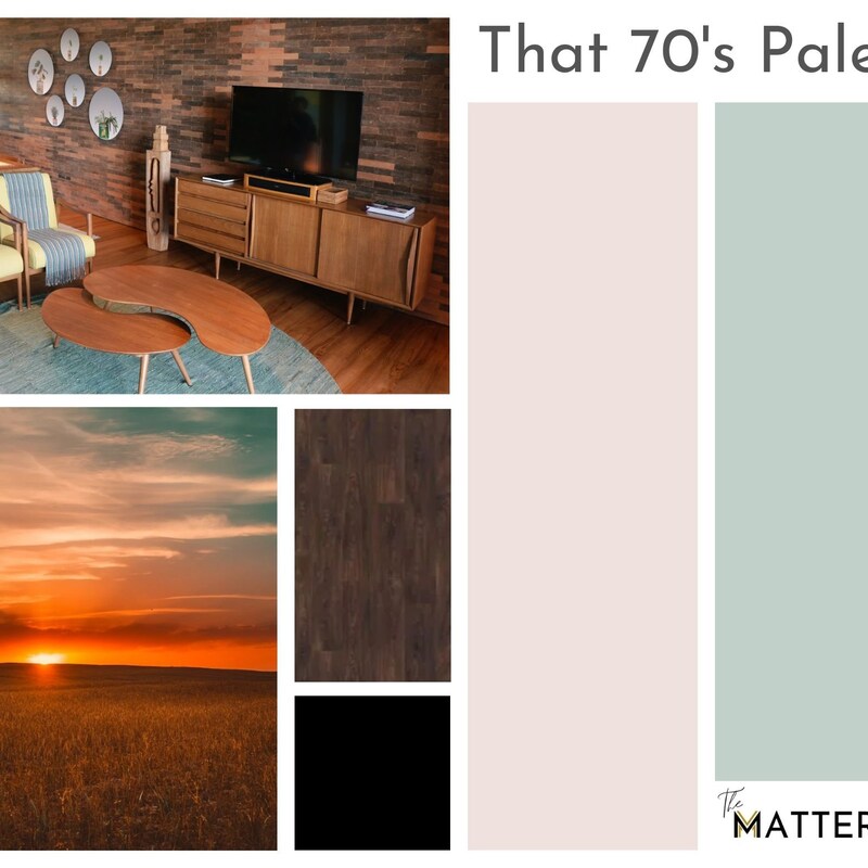 Mid Century Color Palette - Etsy