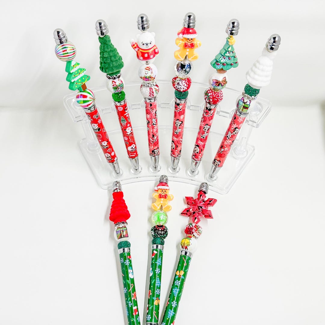 Christmas Beaded Pens - Etsy