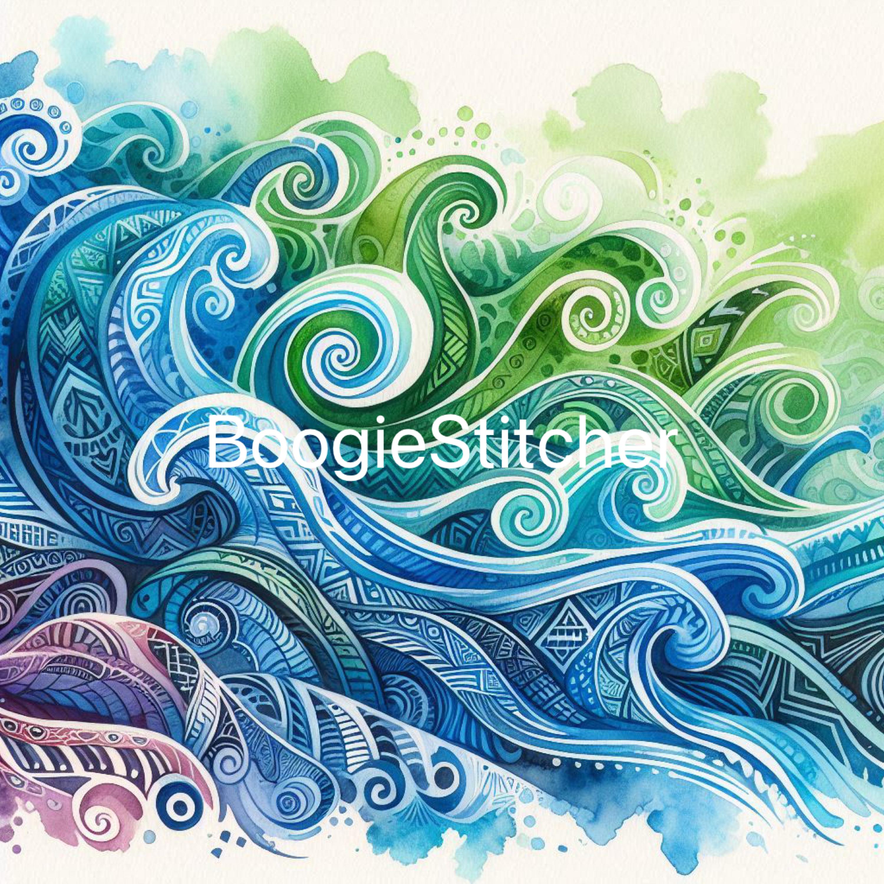 Tribal Waves - Etsy
