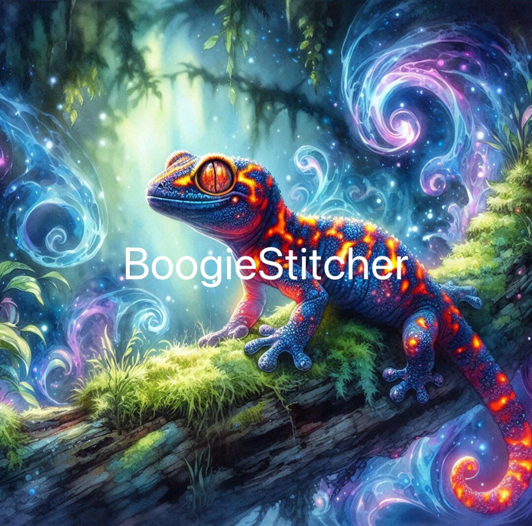 Lava Lizard Cross Stitch Pattern - Etsy