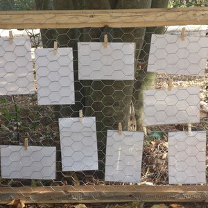 Rustic Barn Wood Picture Frame With Chicken Wire - Etsy