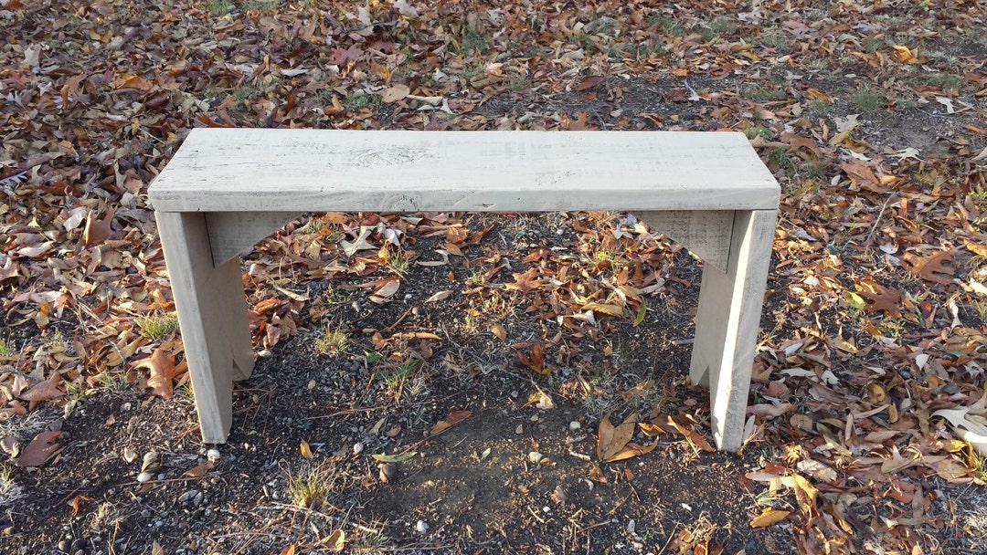 Distressed Bucket Bench - Etsy