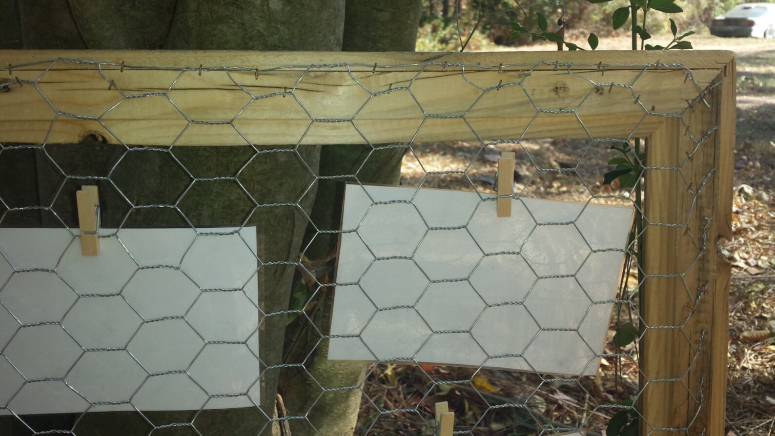Rustic Barn Wood Picture Frame With Chicken Wire - Etsy