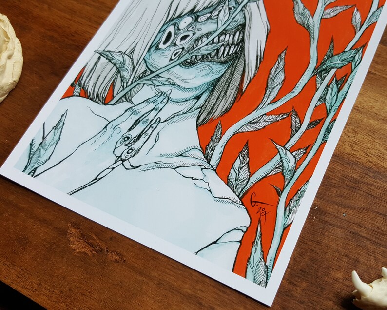 Horror Vine / 5 X 7 Matte Fine Art Print / Strange / Surreal / | Etsy