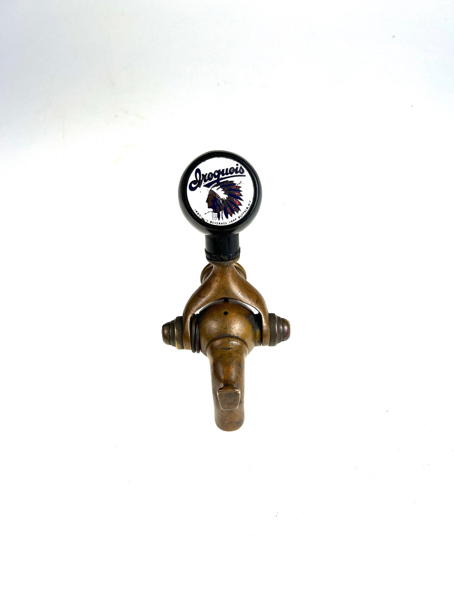 RARE!! Vintage Iroquois Indian Head Beer Tap 8 Ball With Cleveland ...