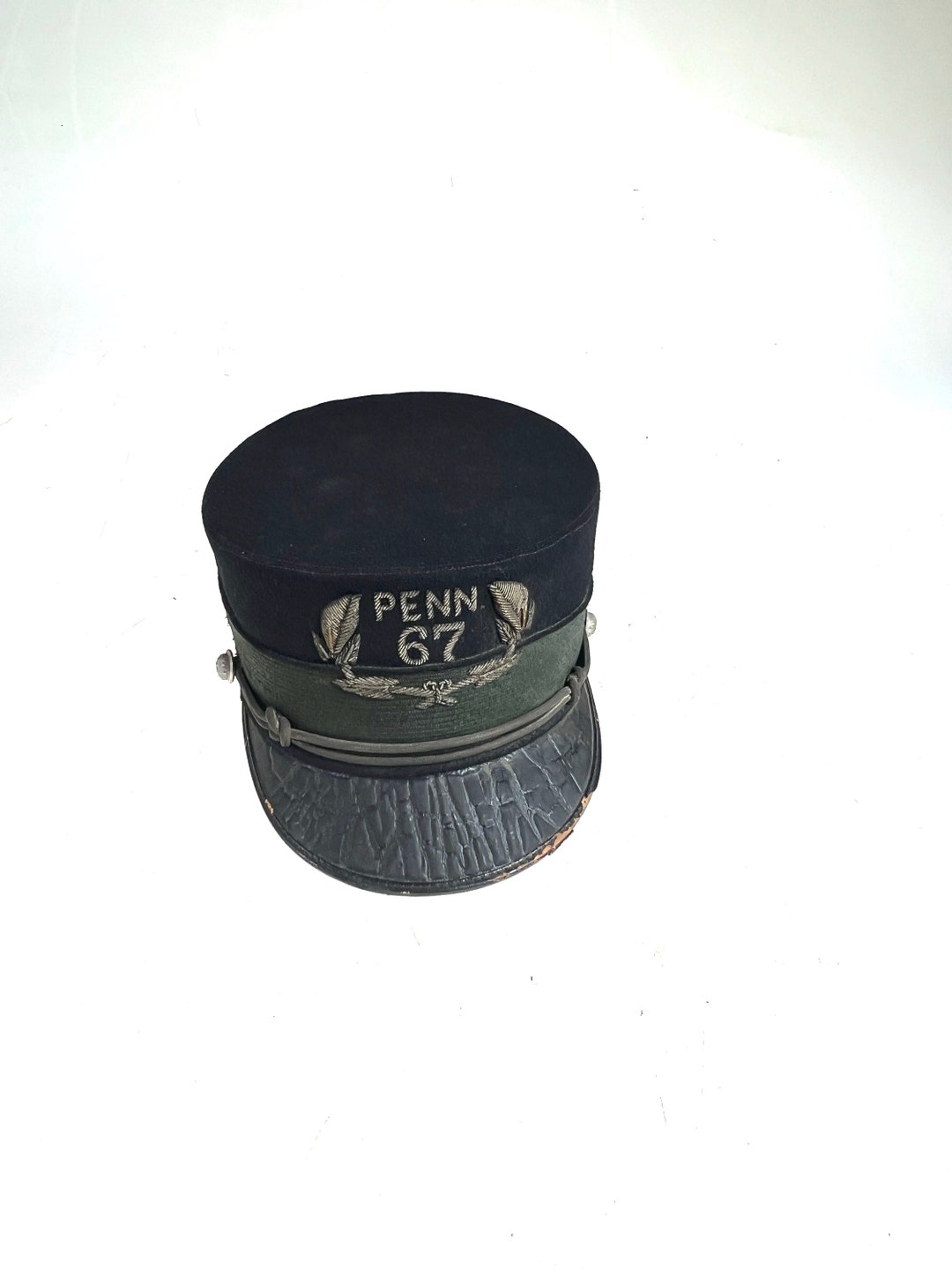 RARE! Antique PENN 67 Railroad Conductor Hat - Etsy