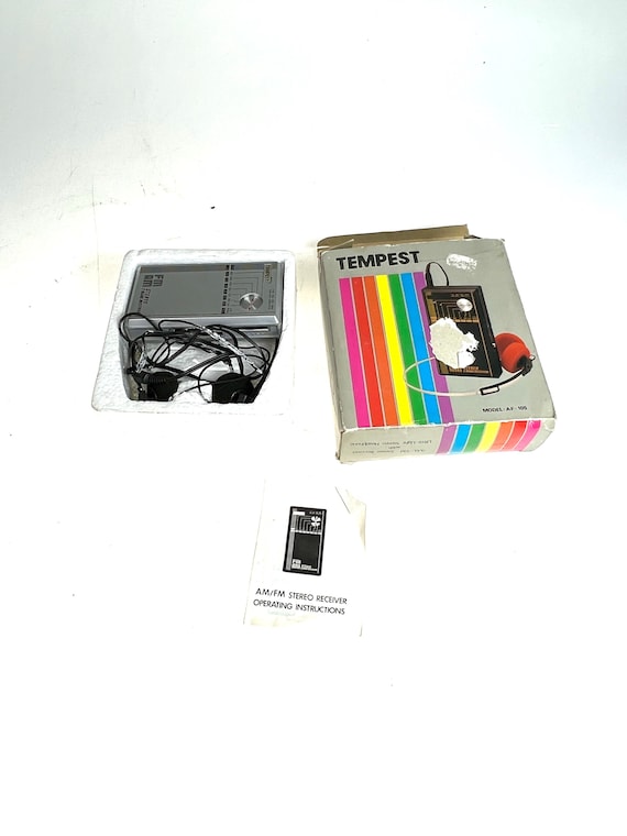 Vintage Tempest Model AF-105 AM/FM Stereo 2 Band Receiver - Etsy