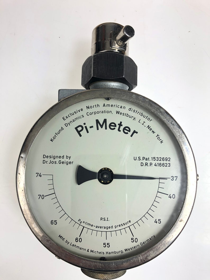 Vintage Lehmann & Michels Germany Pi-meter Mean Pressure | Etsy