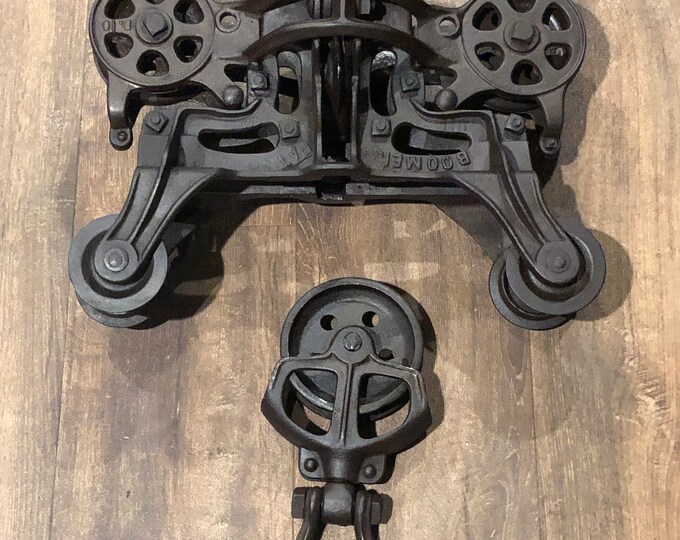 Very NICE! Restored Antique Milwaukee Hay Tool Company BOOMER Cast Iron ...