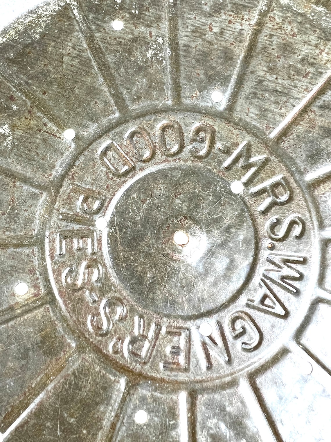 Vintage Mrs. Wagner's Good Pies Tin Pie Pan - FREE SHIPPING! - Etsy