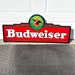 Vintage 1994 Budweiser Large Metal Tin Sign - 5 Feet Wide! - Etsy
