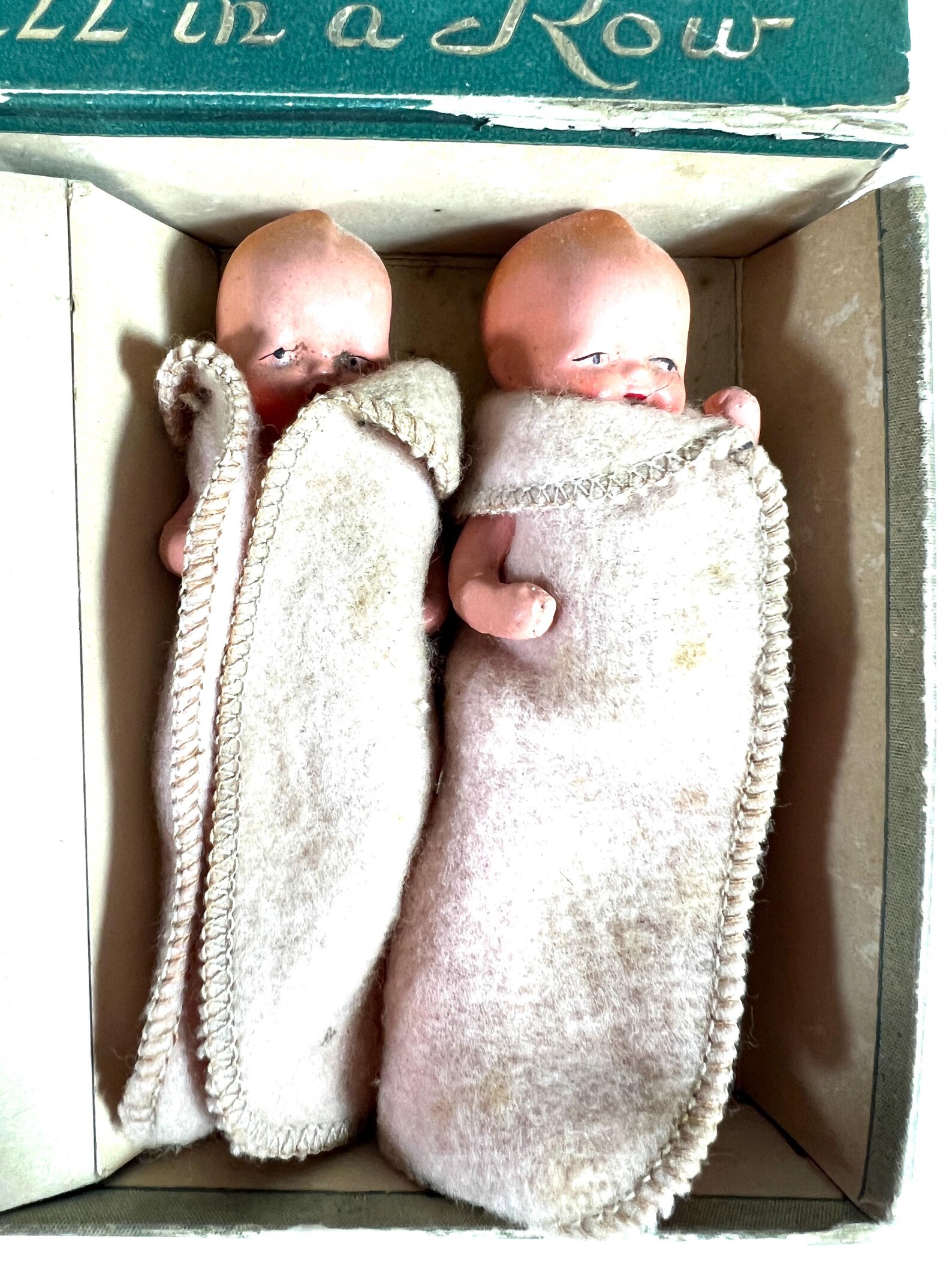 QUIN TOTS 5 Little Beauties All in a Row Bisque Dolls - Circa 1930's - Etsy