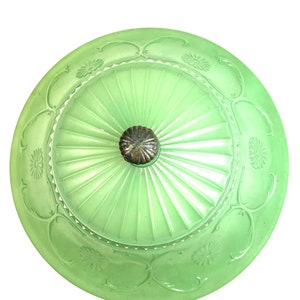 NICE Vintage Green Glass Lamp Shade - Etsy