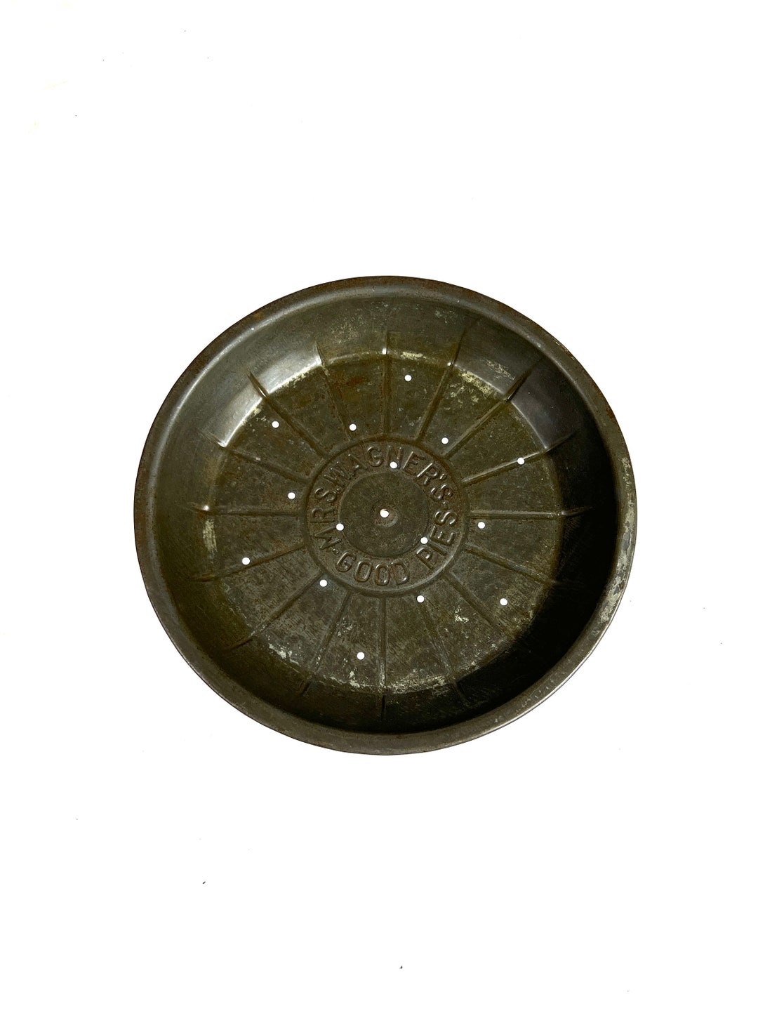Vintage Mrs. Wagner's Good Pies Tin Pie Pan - FREE SHIPPING! - Etsy