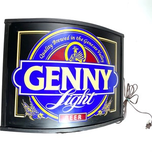 Vintage HARD to Find!! GENNY LIGHT Beer Quality Brewed in the Genesee ...