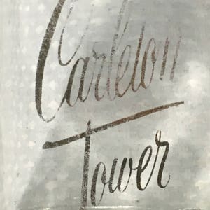 Vintage 1945 Hiram Walker & Sons Carleton Tower Canadian Whiskey Bottle ...