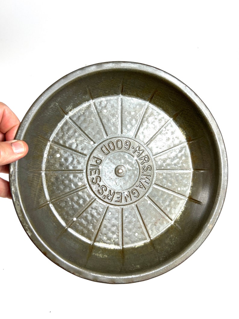 Vintage Mrs. Wagner's Good Pies Tin Pie Pan - FREE SHIPPING! - Etsy