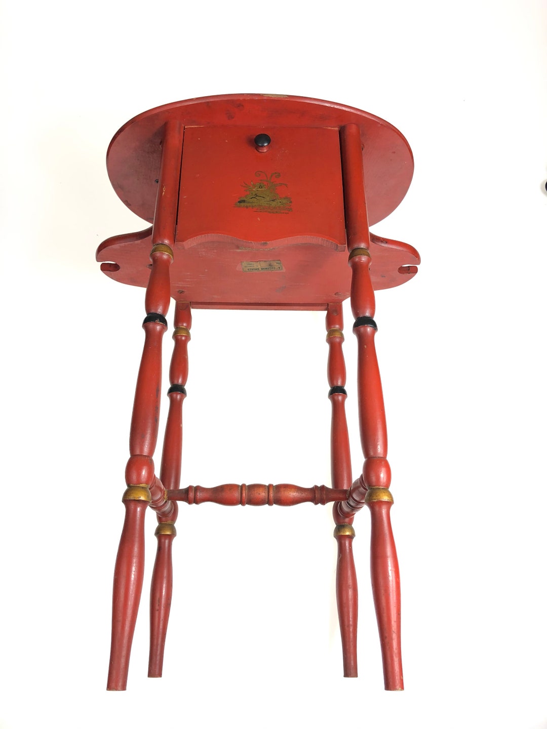 RARE 1910 1920 Antique Red Cushman Smoker Smoking Stand Humidor - Etsy