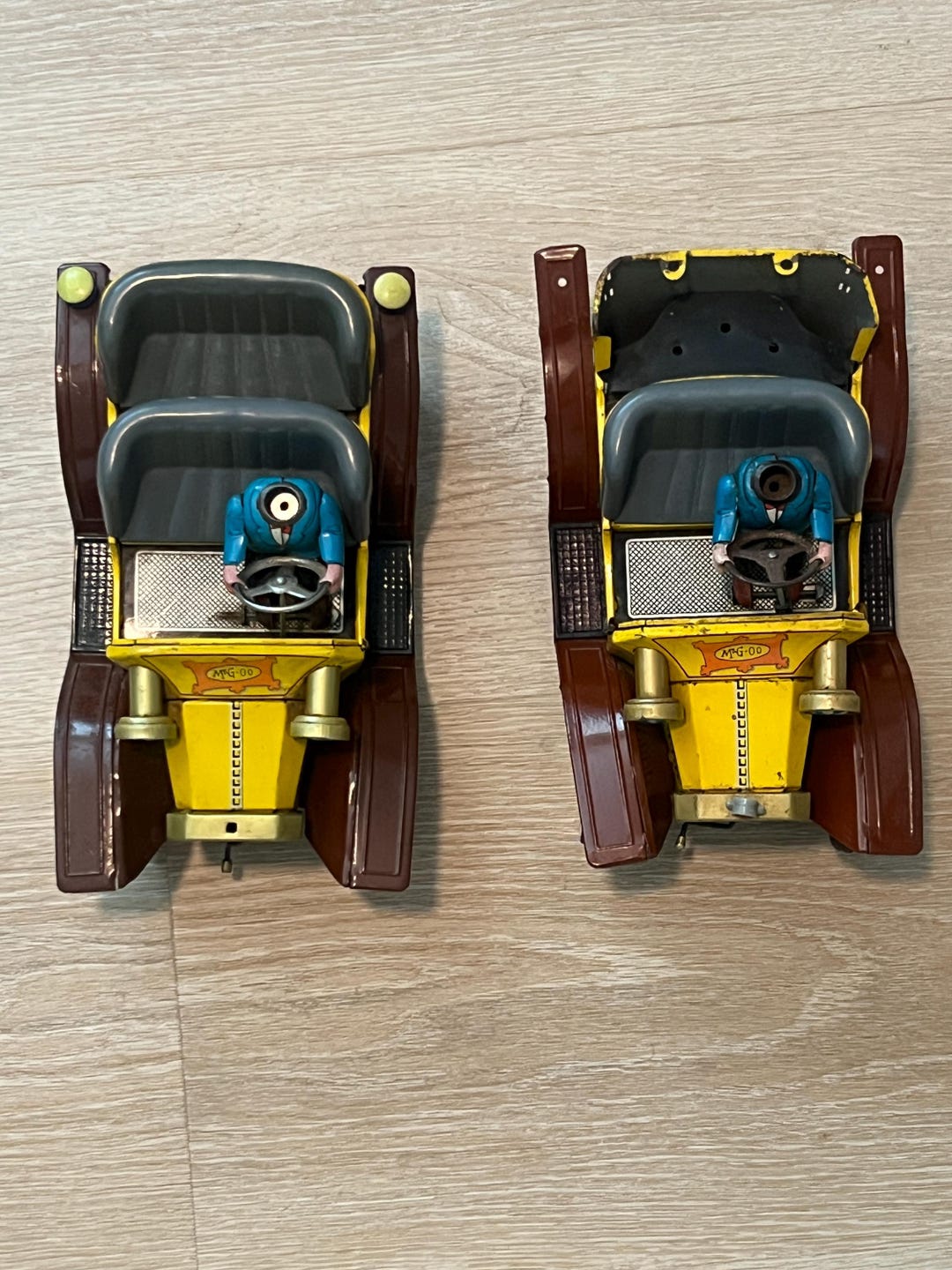 2 1961 Original Hubley Official Mr Magoo Car Tin Toys - for Parts or ...