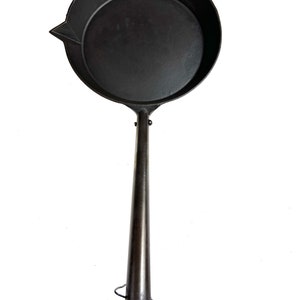 RARE Antique SWAIN Cast Iron Gypsy Skillet With Long Steel Handle - Etsy