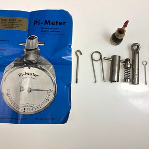 Vintage Lehmann & Michels Germany Pi-meter Mean Pressure Engine ...