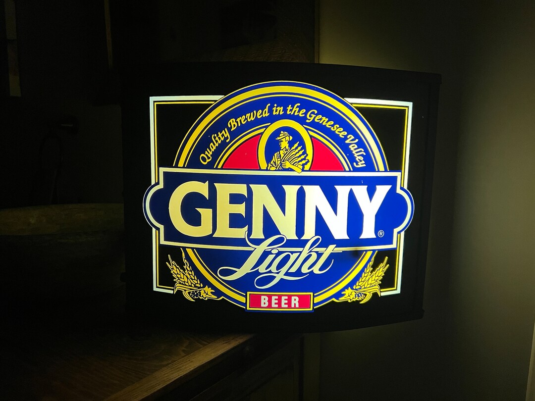 Vintage HARD to Find!! GENNY LIGHT Beer Quality Brewed in the Genesee ...