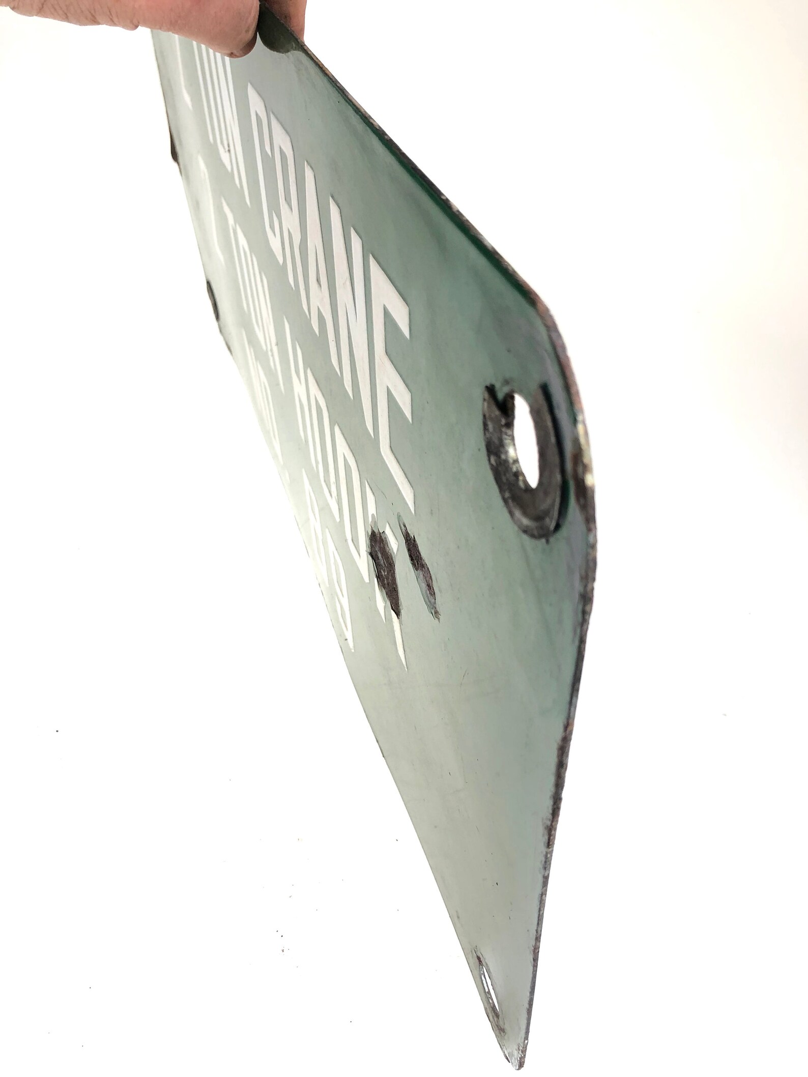 UNIQUE Industrial Porcelain Sign 2 Ton Crane Hook From - Etsy