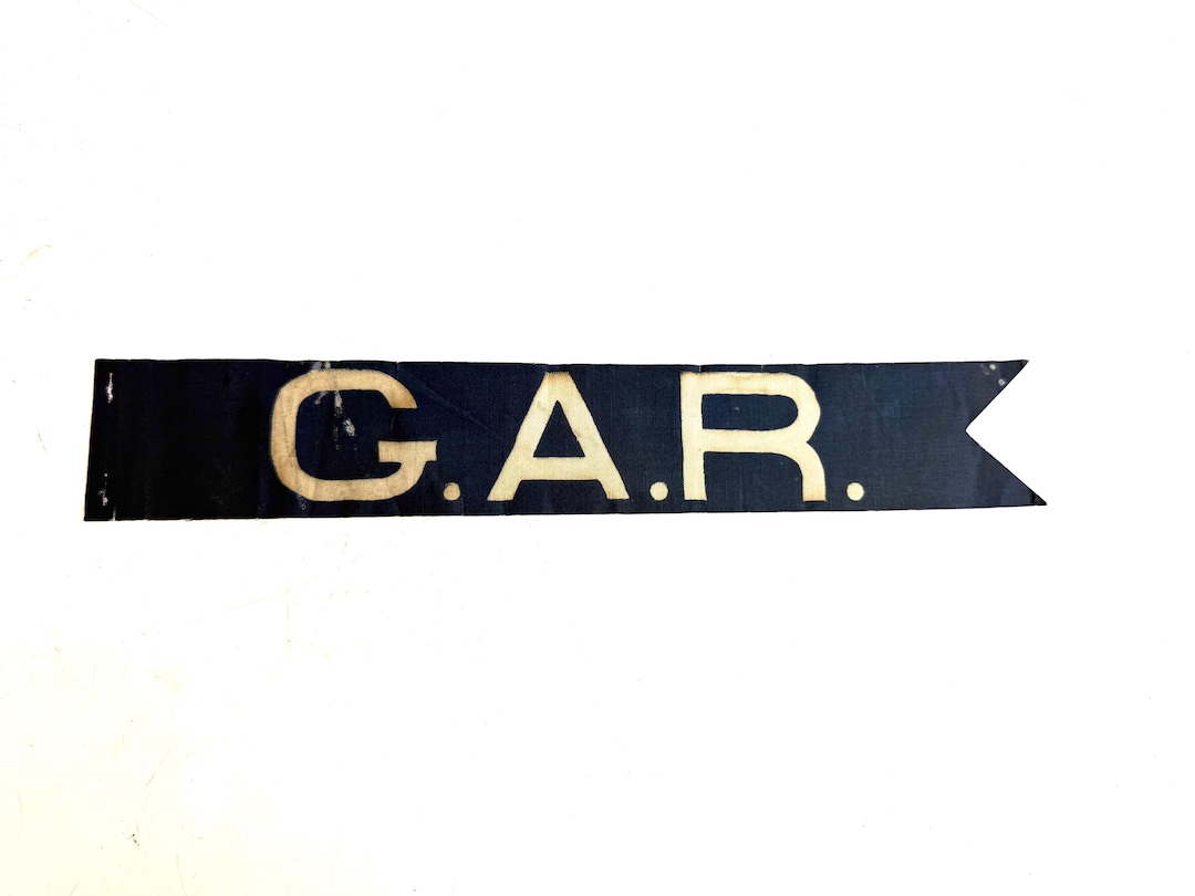 RARE Antique Civil War G.A.R. Silk Streamer — Grand Army of the ...