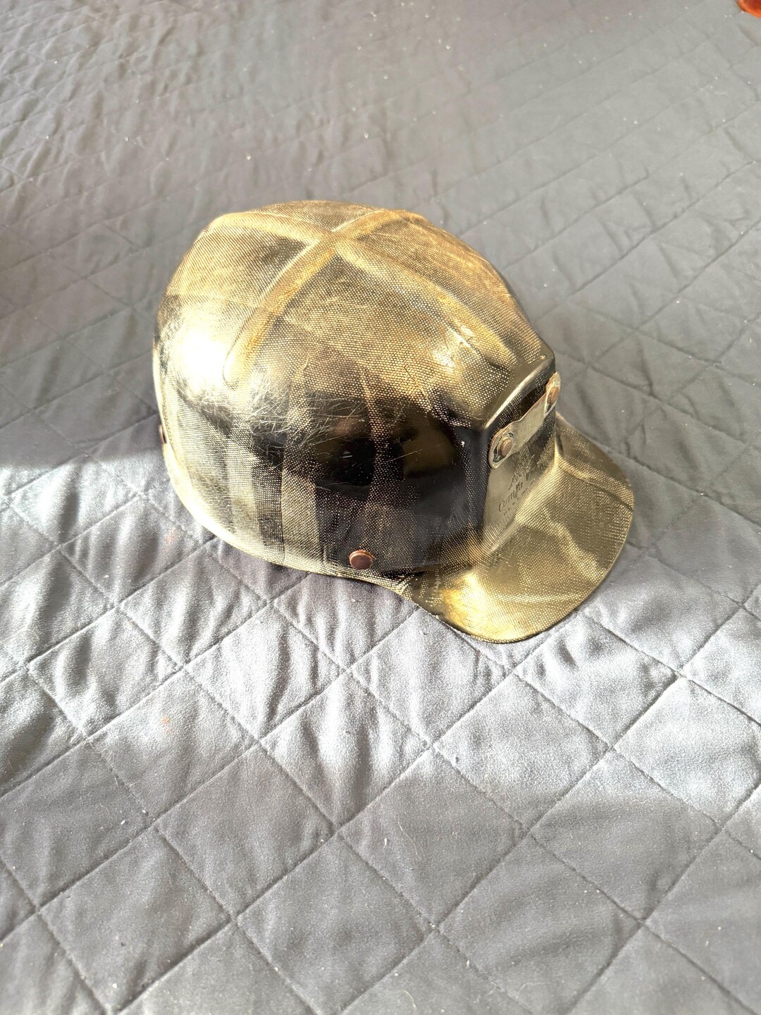 Vintage MSA Comfo Cap Tiger Stripe Large L2 Low Vein Design Miners Hard ...