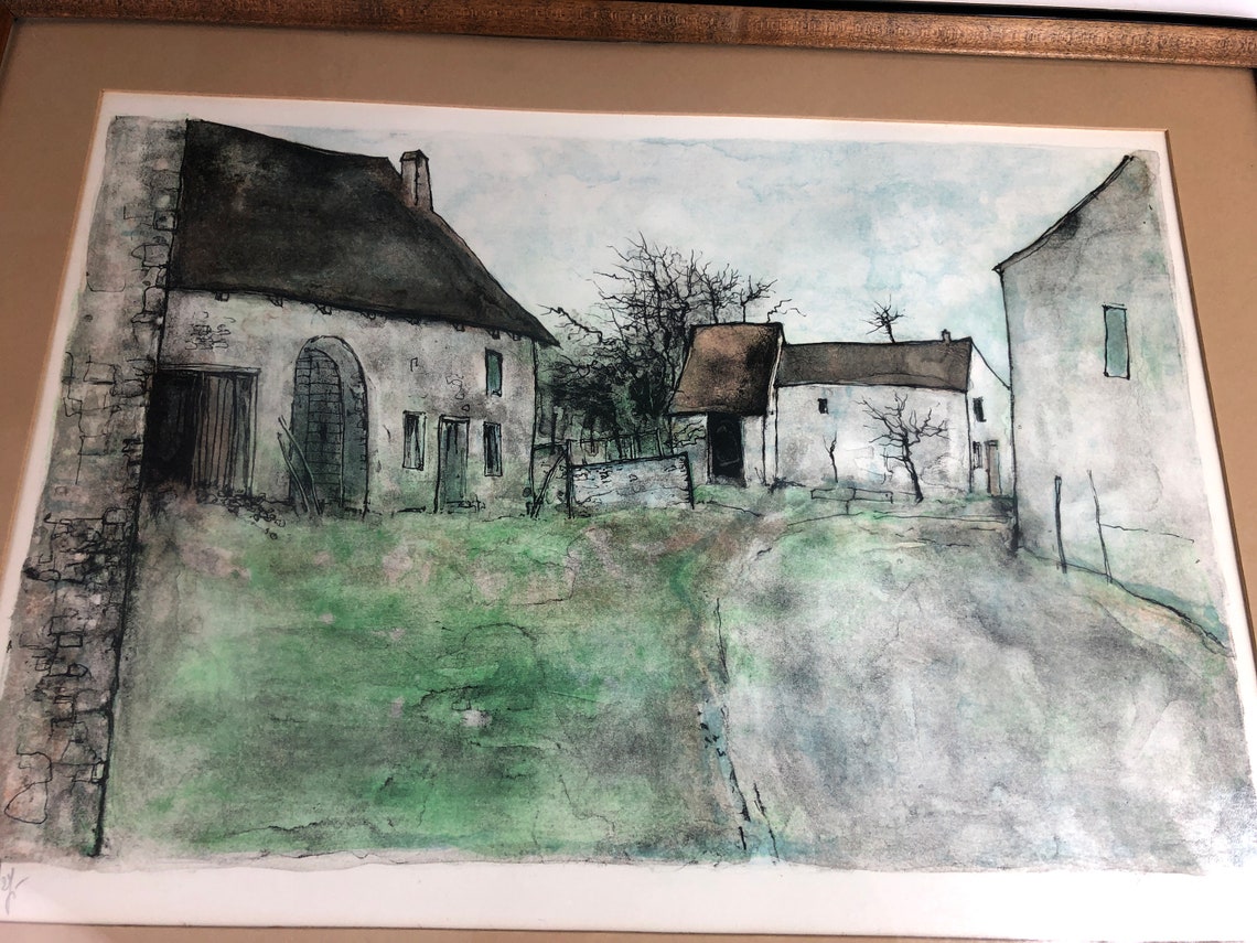 Bernard Gantner Signed Authenticated Lithograph 1 of 275 Framed Art - Etsy