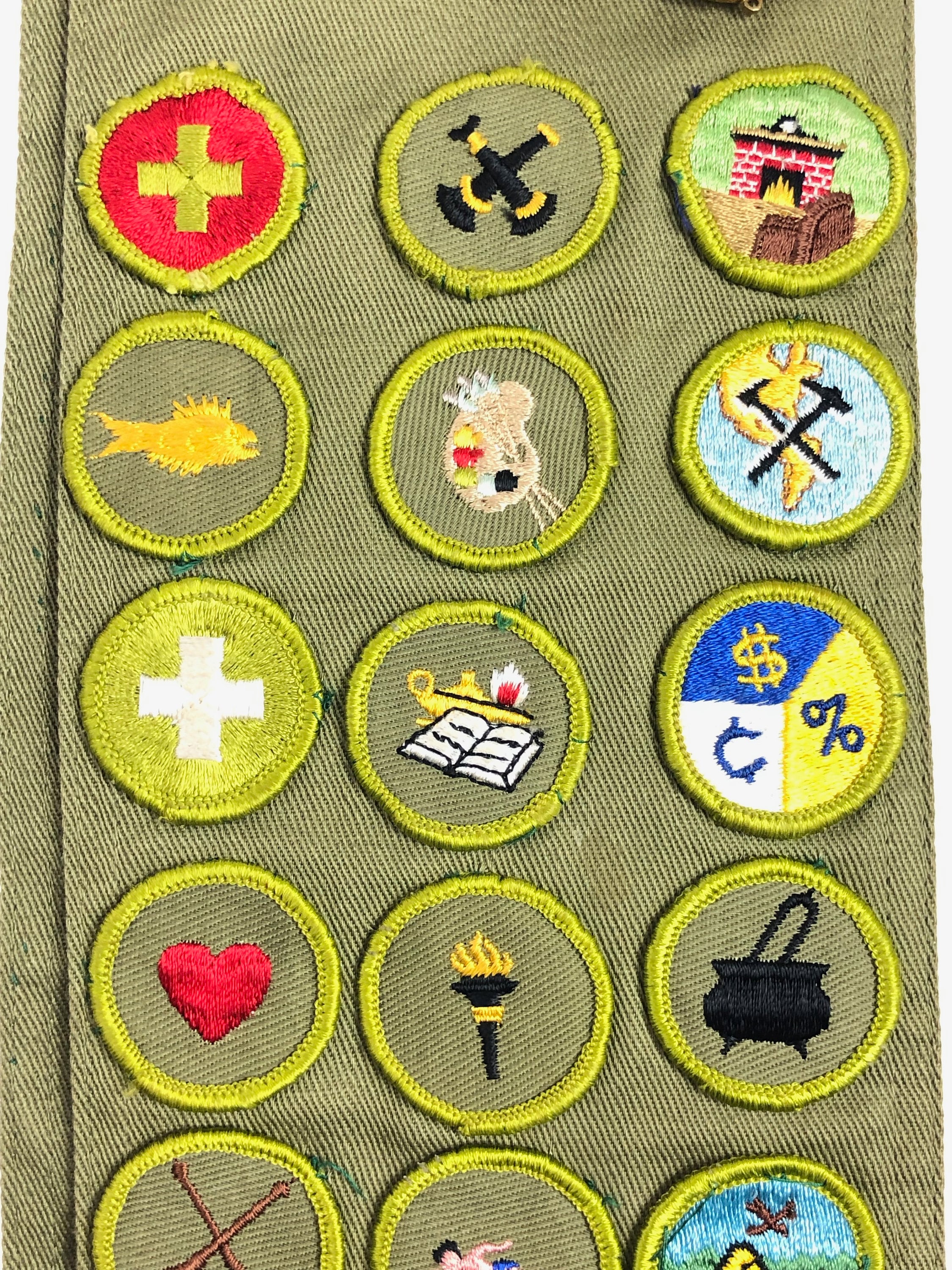 Boy Scout 1960s Illinois Sash 18 Type F Merit Badges UNIQUE | Etsy