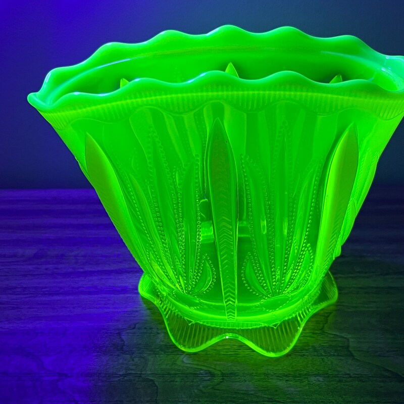 Rare Vaseline Glass - Etsy