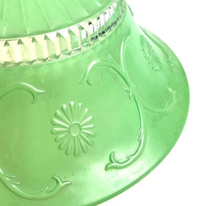 NICE Vintage Green Glass Lamp Shade - Etsy