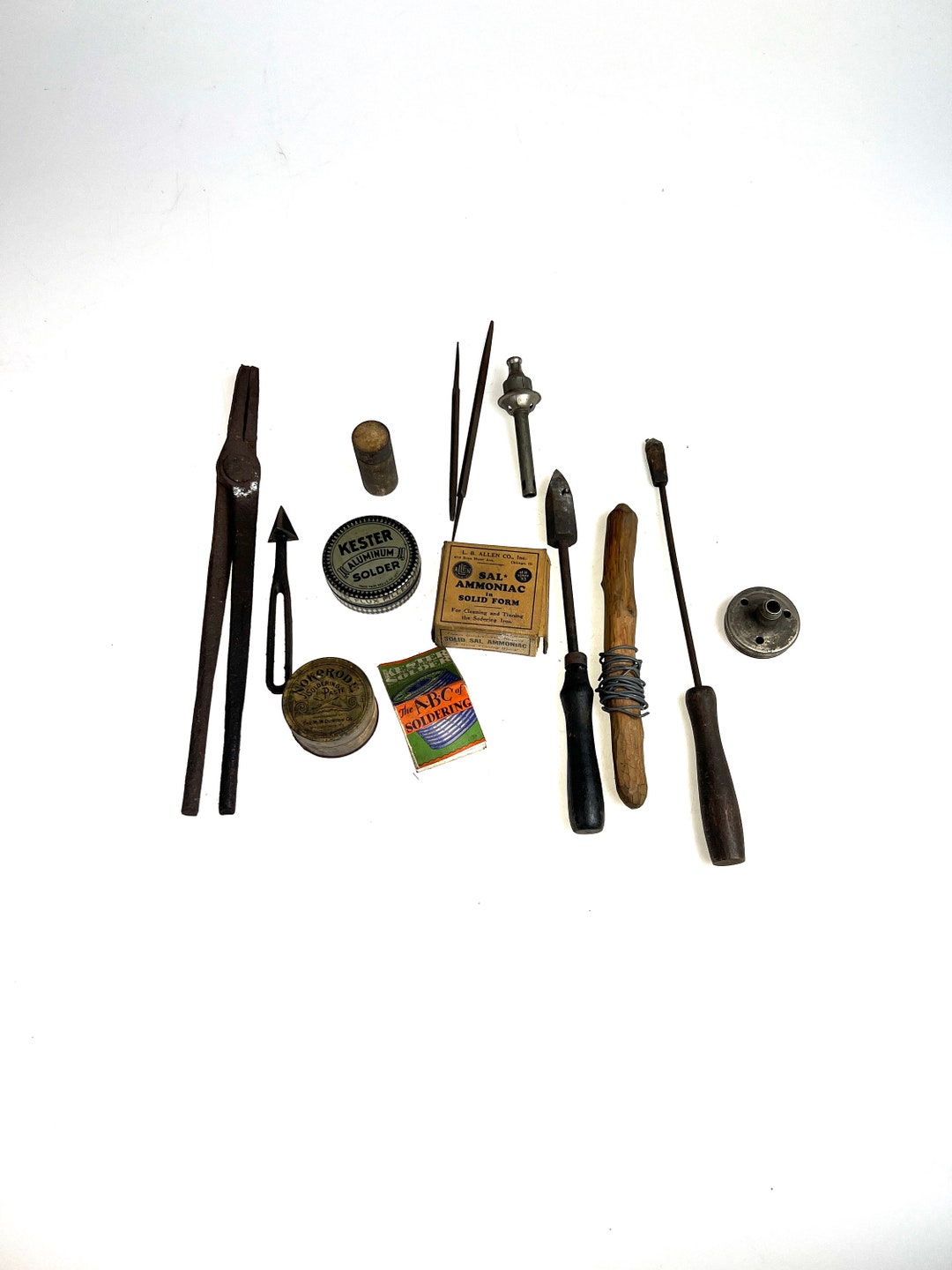 Antique Vintage Soldering Tools and Tins - Etsy