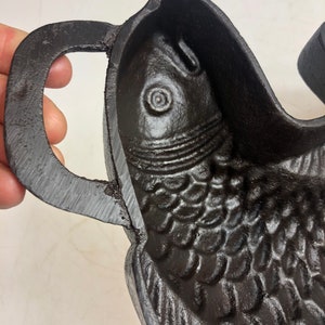 Nice Vintage Cast Iron Fish Mold - Etsy