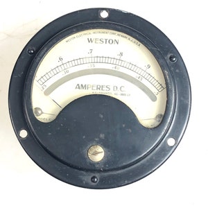 Weston Model 643 Amperes D.C. KS-7898 Cal KS-8600 L6 Gauge - Etsy