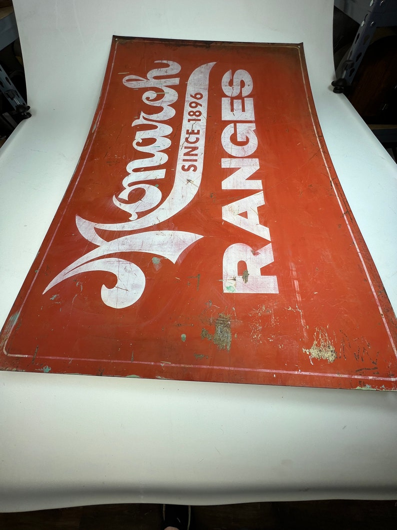 RARE Vintage Large Monarch Range Since 1896 Sign 38 - Etsy