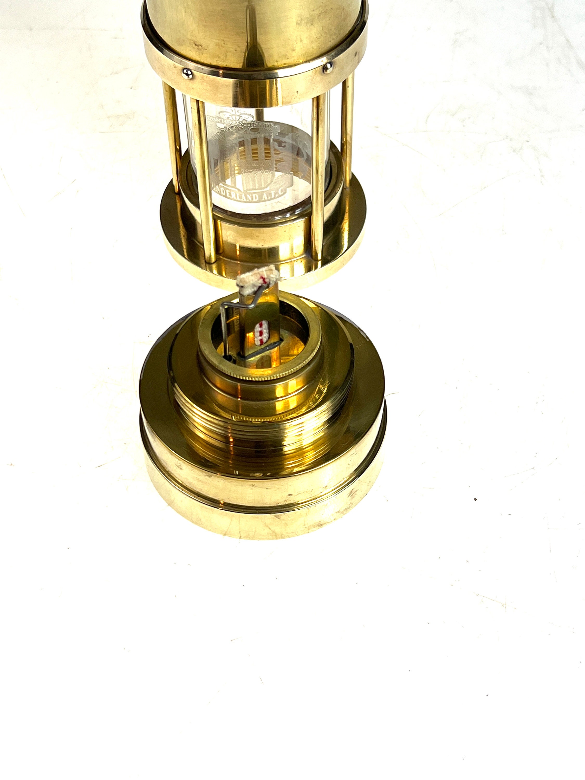 Vintage E. Thomas & Williams Cambrian Brass Mining Lantern - With ...