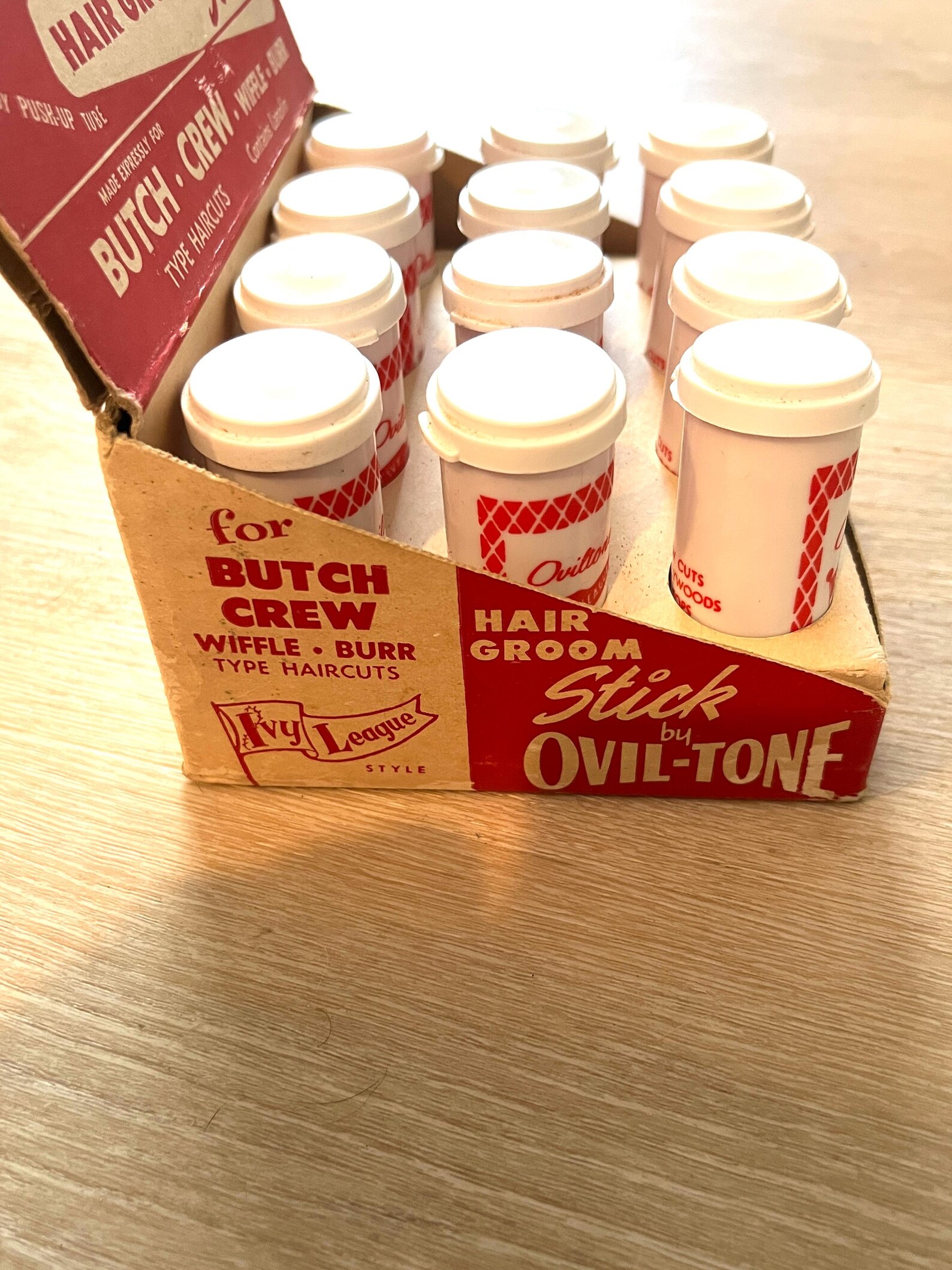 RARE New Old Stock (NOS) Ovil-tone Hair Groom Stick Store Display ...