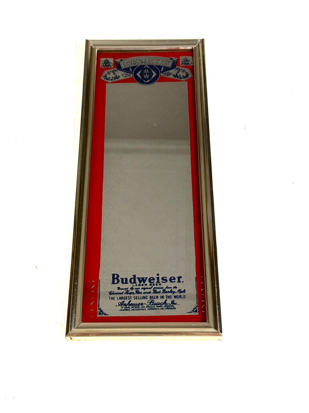 Small Budweiser Mirror - Etsy
