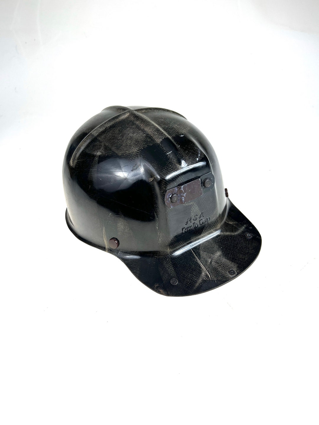 NICE Vintage MSA Comfo Cap Tiger Stripe Large L2 Low Vein Design Miners ...